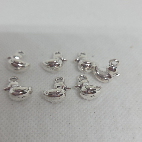 charms | Office | Silver Duck Charms In 3d Seven Of These Cute Ducks ...